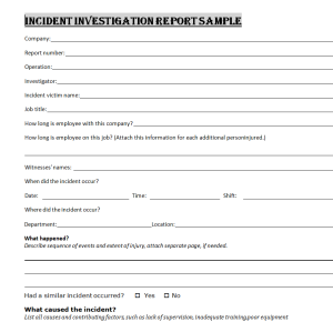 11+ Formal Investigation Report Examples [PDF & WORD]