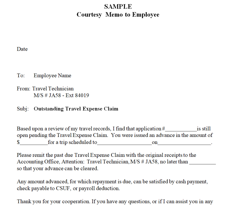 10+ Official Employee Memo Templates Word