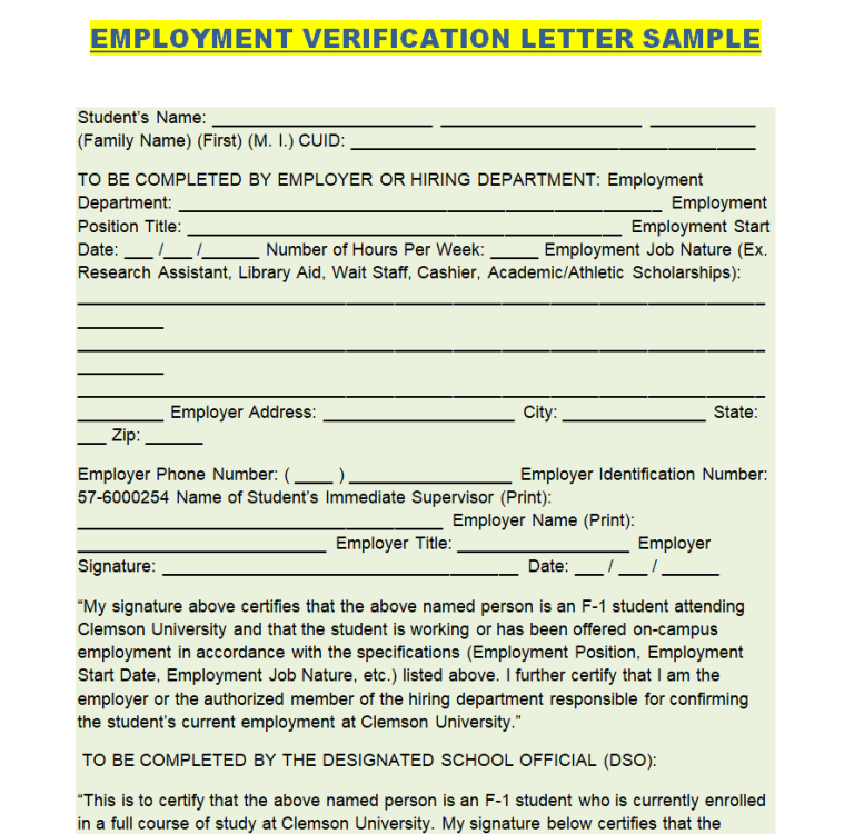 8+ Formal Employment Verification Letter Samples in MS WORD