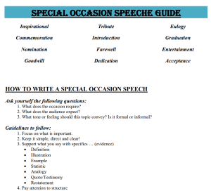 Writing a Perfect Special Occasion Speech (with 6+ FREE Examples)