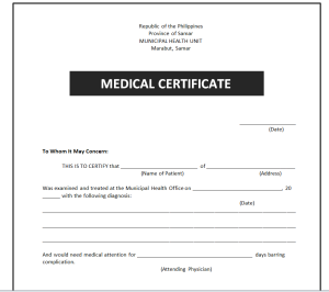 15+ FREE Medical Certificate Samples [WORD & PDF]