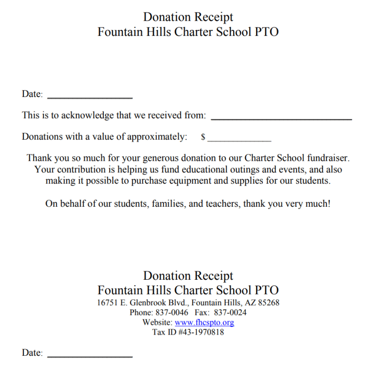 Top 10 Official School Receipt Templates [PDF & DOC]