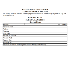 Top 10 Official School Receipt Templates [PDF & DOC]