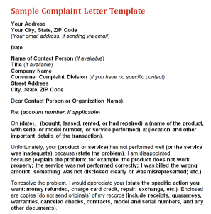16+ BEST Complaint Letter Templates in MS WORD