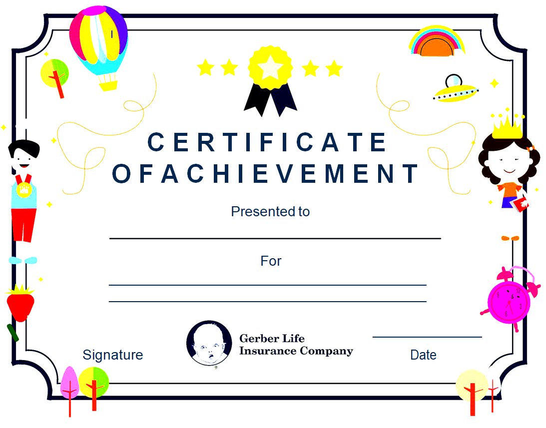 25+ Customizable Certificate of Achievement Templates