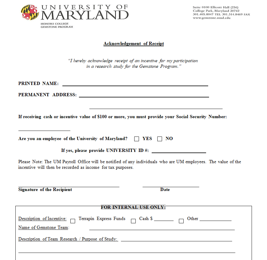 11+ BEST Acknowledgment Receipt Samples