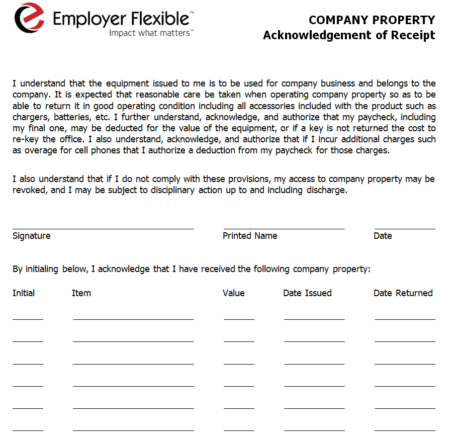 11+ BEST Acknowledgment Receipt Samples