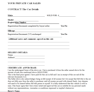 12+ Easily Editable Car Sale Contract Templates in MS WORD