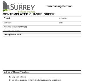 26+ FREE Change Order Templates in MS WORD