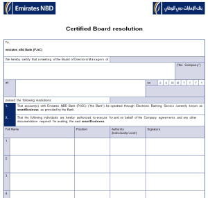 20 BEST Board Resolution Word Templates
