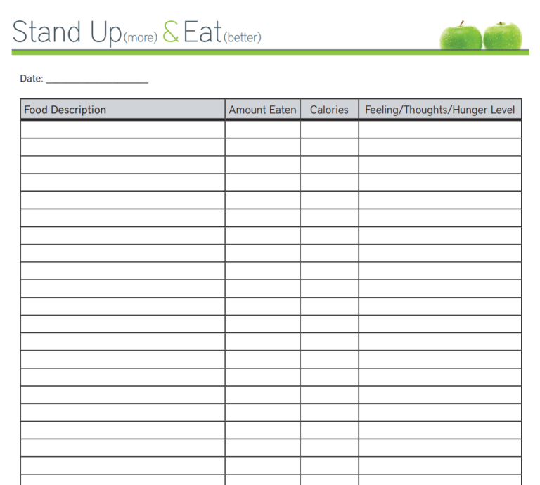 35+ Practical Use Food Log Templates [Word, Excel, PDF]