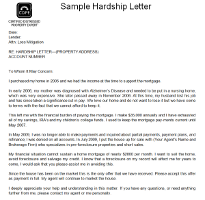 17+ Editable Hardship Letter Templates in MS WORD