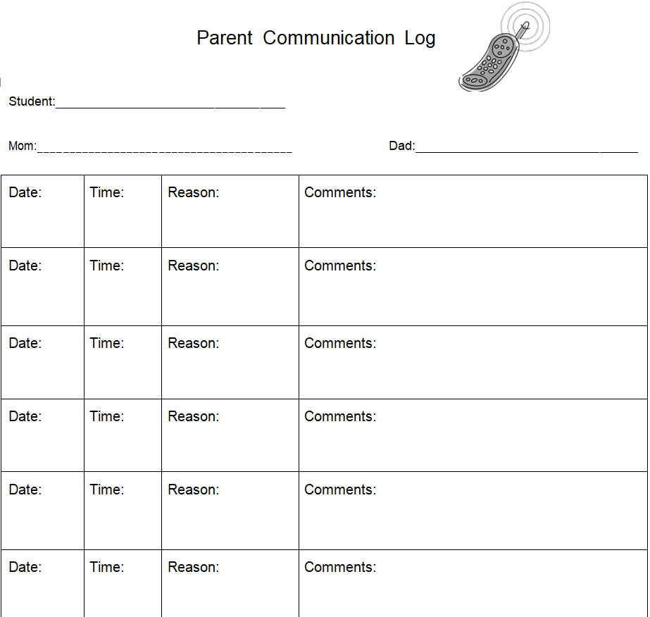 18+ Real Use Parent Communication Log Templates