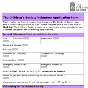 30+ Printable Volunteer Application Form Templates